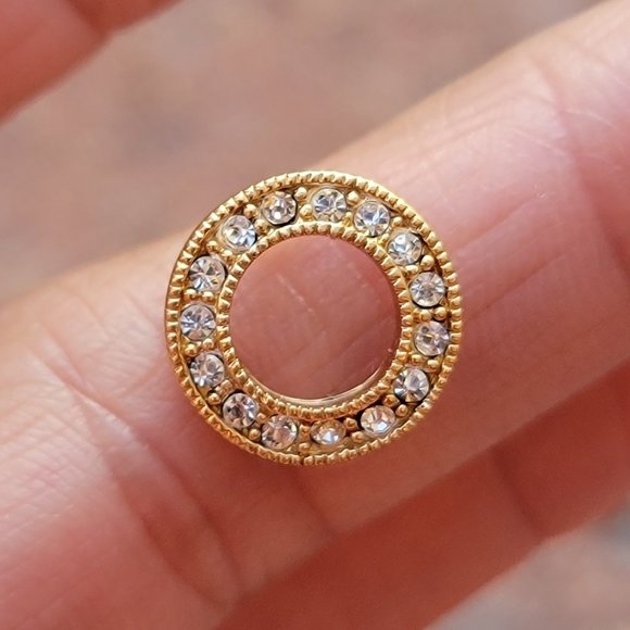 Jewelry | Elegant And Minimalist 925 Sterling Silver Gold Vermeil Pave ...